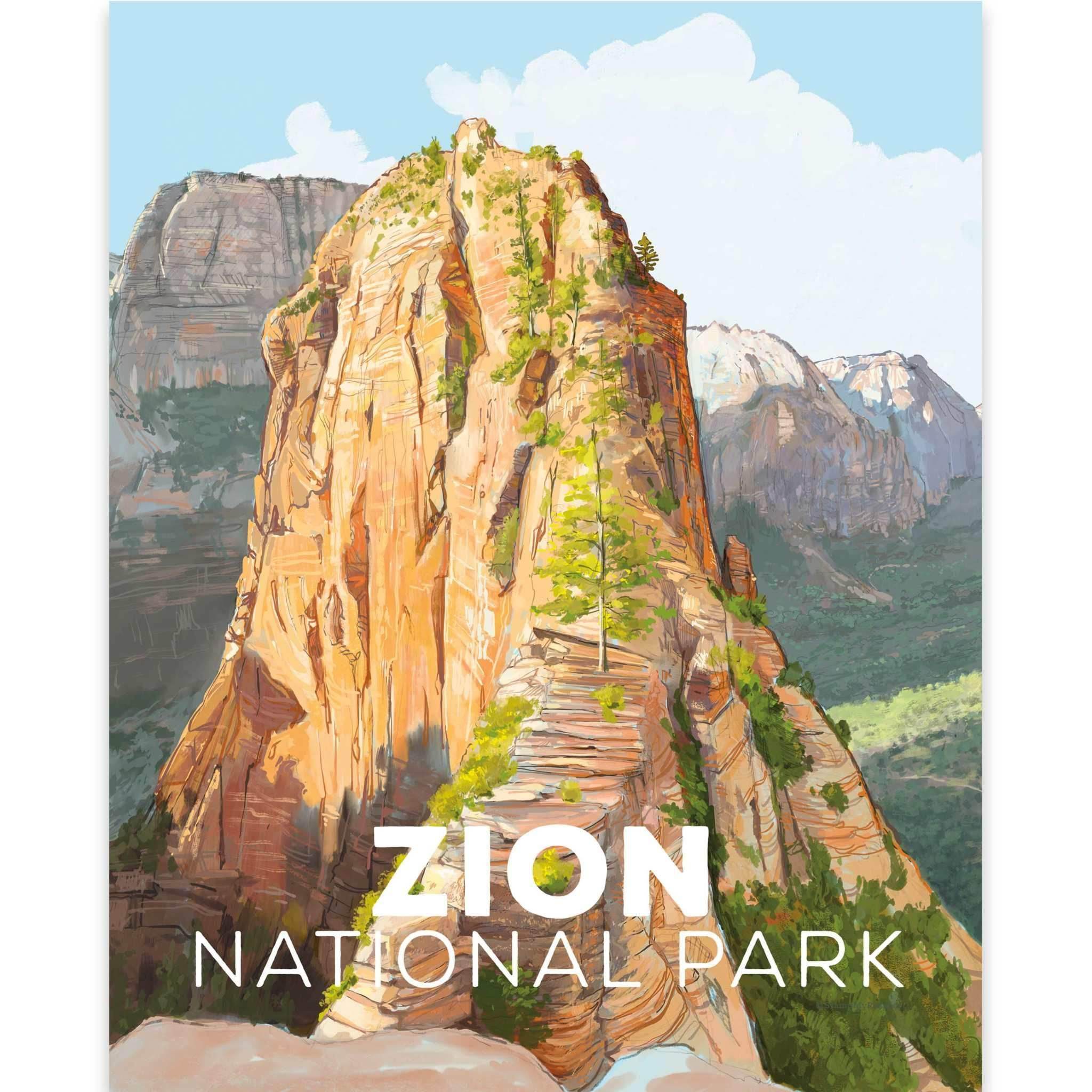Zion National Park Poster – Bring the Beauty of Zion Home Today – Mod ...