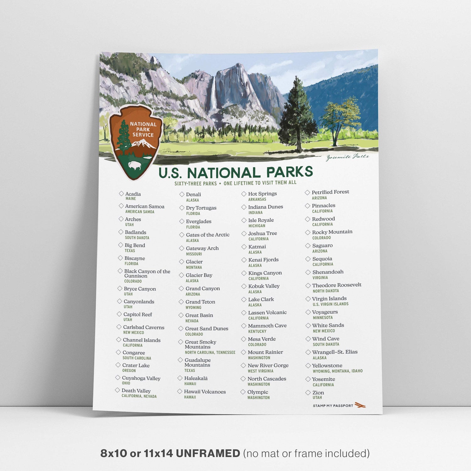 National Park Posters | Shop Favorite National Parks | Mod Day Art
